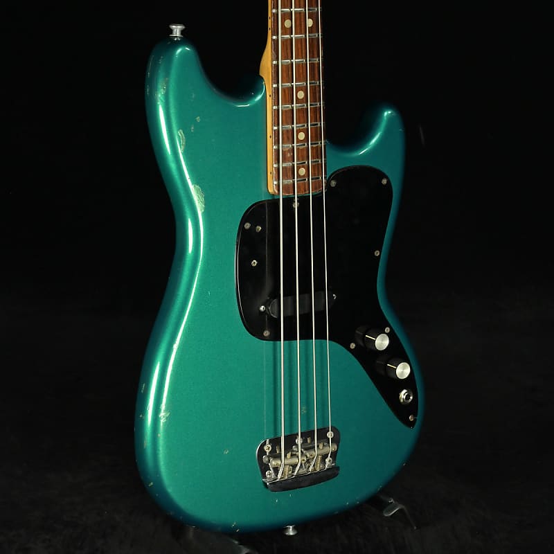 Fender USA Musicmaster Bass Metallic Green 1976 (S/N:7619261) | Reverb