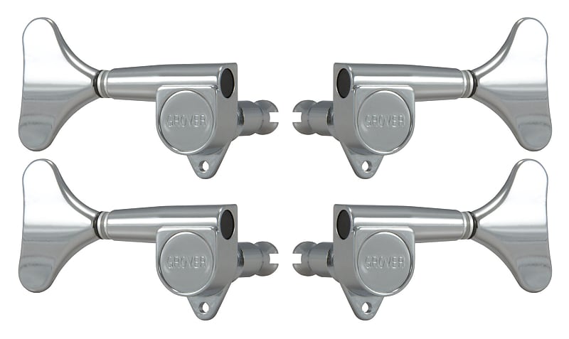 Grover 144C Mini Bass Tuners - 2+2, Chrome | Reverb