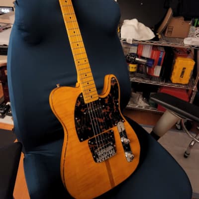 HS Anderson Copy MadCat Telecaster 2021 Vintage Flame | Reverb