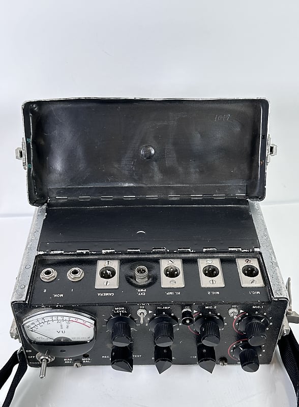 Vintage Portable RCA Field Recorder Mic Preamp Mixer | Reverb