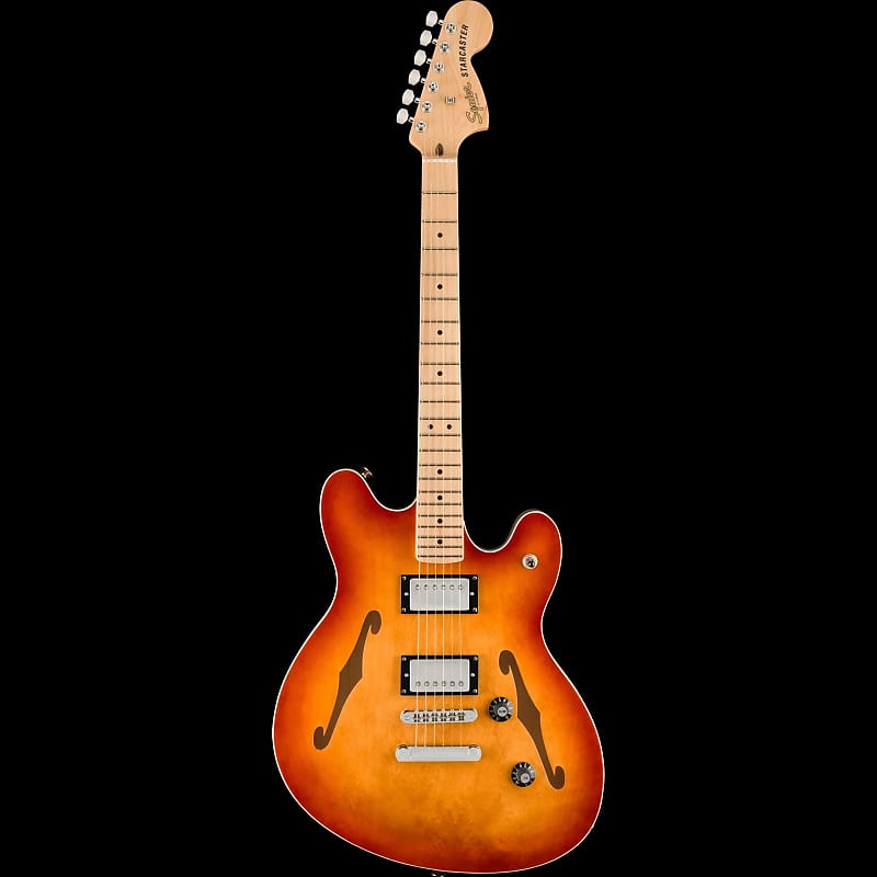 Squier Affinity Series Starcaster Deluxe Electric Guitar, | Reverb