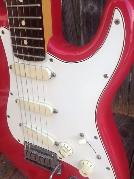 Fender Strat plus 1984 Fiesta Red | Reverb