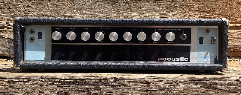 Vintage ACC Acoustic Control Corp. 360 Bass Pre amp head | Reverb