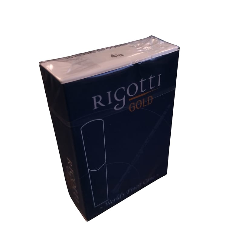 Rigotti Gold Bb Clarinet Reeds - Strength 4 1/2 - Box of 10 | Reverb