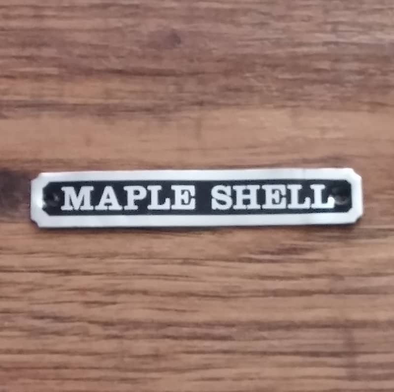 Pearl Maple Shell Drum Badge (523) | Reverb
