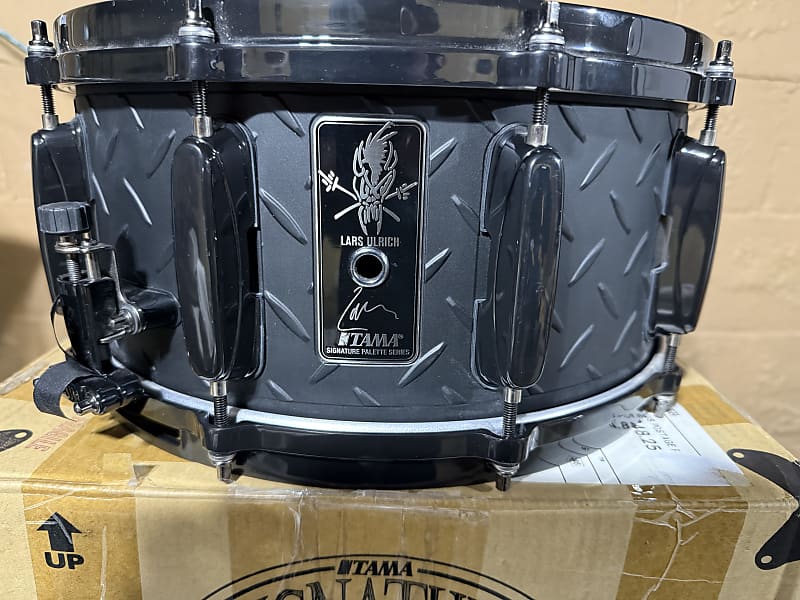 Tama Lars Ulrich limited edition signature snare 2017 black | Reverb