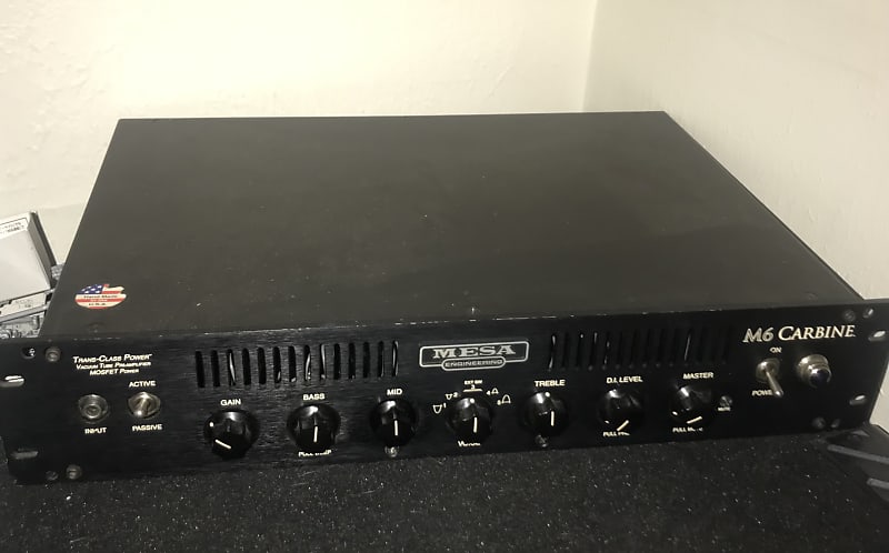 Mesa Boogie M6 Carbine Rackmount Bass Head | Reverb