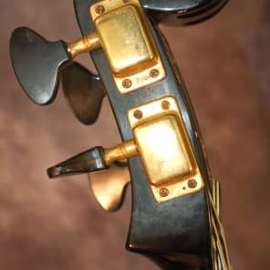 1968 Lectra Raven Bass Guitar Matsumoku Made Scroll Top | Reverb