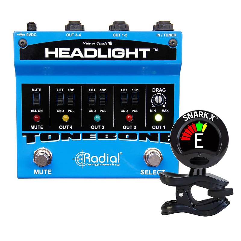 Radial Tonebone Headlight Bundle with Snark X Tuner | Reverb