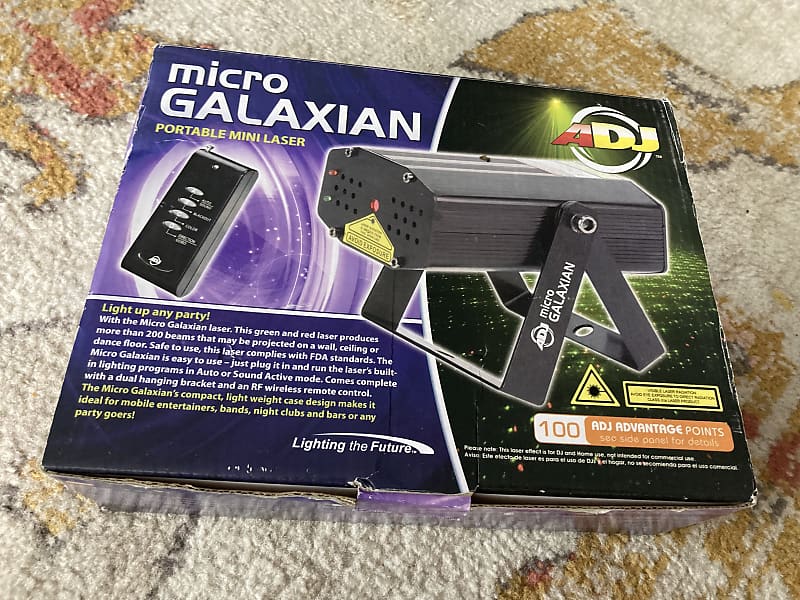 American DJ Mico Galaxian Portable Mini Laser Light Show Mint | Reverb