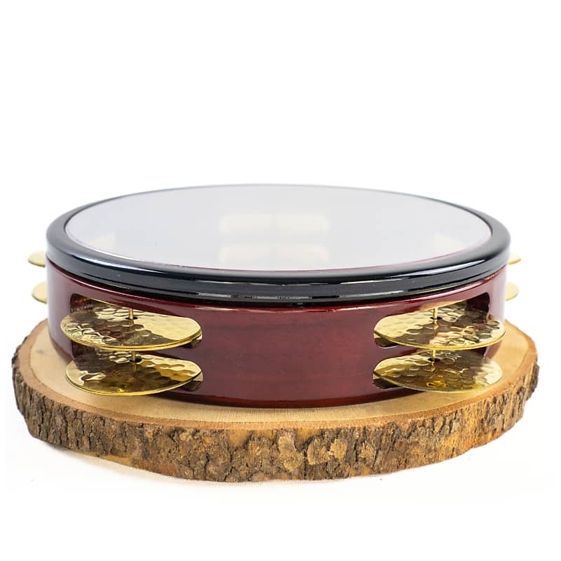 Professinal Tunable Riq – Red Frame Riqq with Brass Cymbals – | Reverb