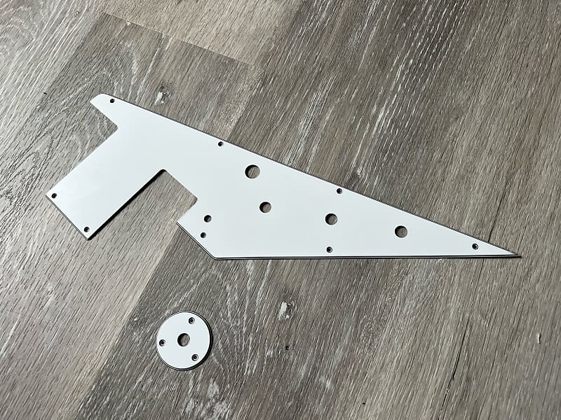 CrazyParts Gibson 58' Flying V 4-Ply Pickguard Set (WBWB) | Reverb