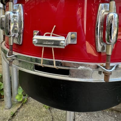 5” x 14” Ludwig Rocker 80’s - Red Fury Snare Drum | Reverb Australia