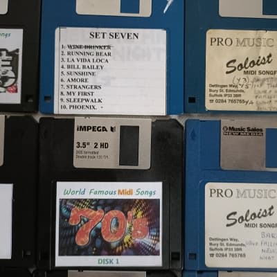 Midi Song Files - Retro Midi Songs Files Floppy | Reverb Deutschland
