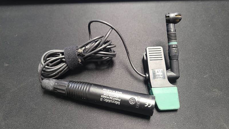 AKG C418 Hypercardioid Condenser Clip-On Microphone with | Reverb