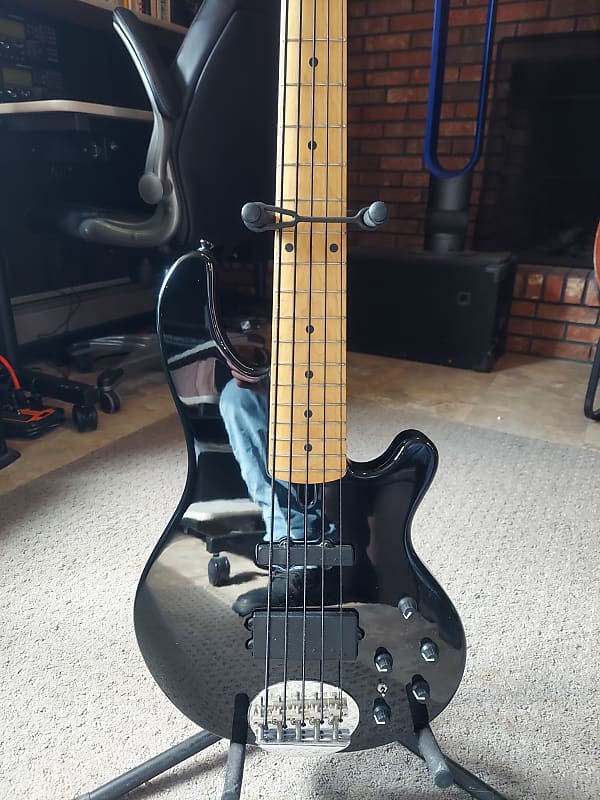 Lakland 55-02 Skyline Deluxe 2014 - Black | Reverb