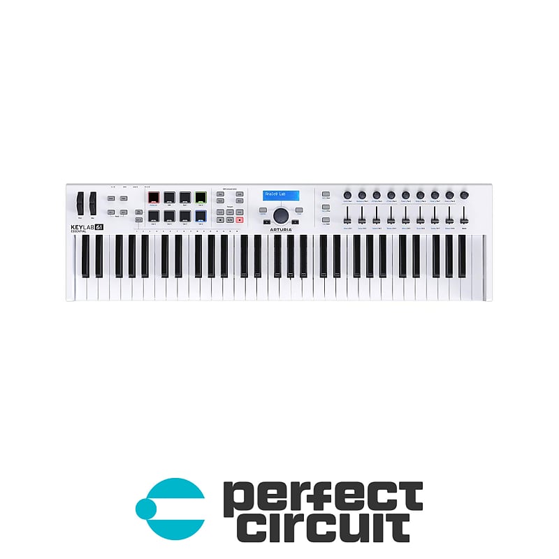 Arturia KeyLab 61 Essential MIDI Keyboard Controller [DEMO] | Reverb
