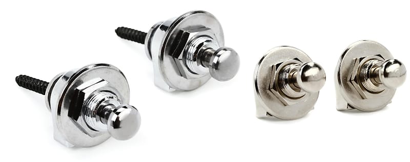 Grover GP800C Strap Lock Set - Chrome Bundle with Grover | Reverb