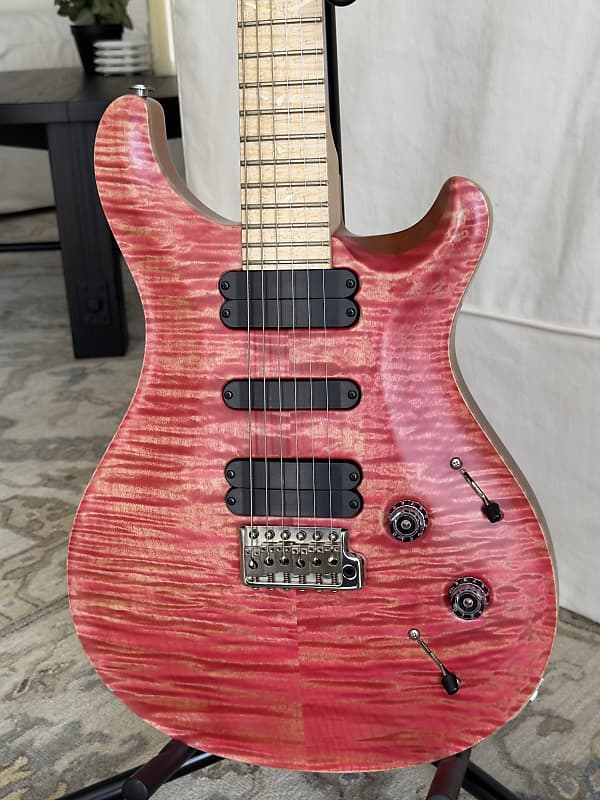 Paul Reed Smith PRS BG 513 Satin Bonnie Pink Flamed Maple | Reverb