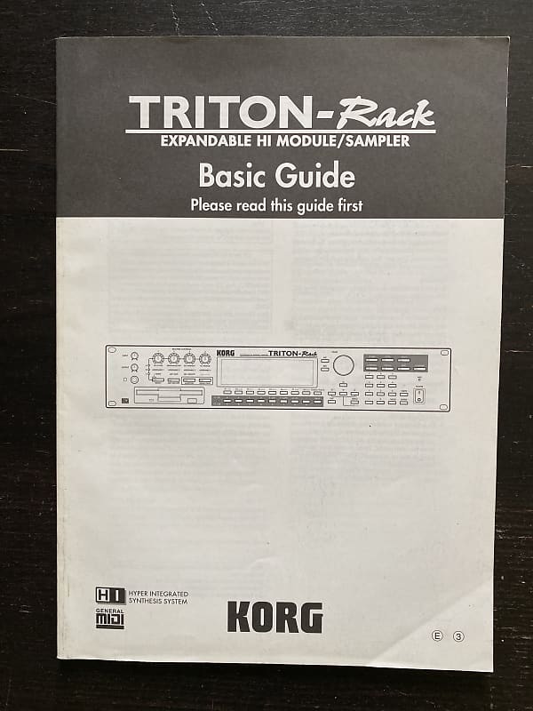 Korg Triton-Rack User Manual & Parameter Guide | Reverb