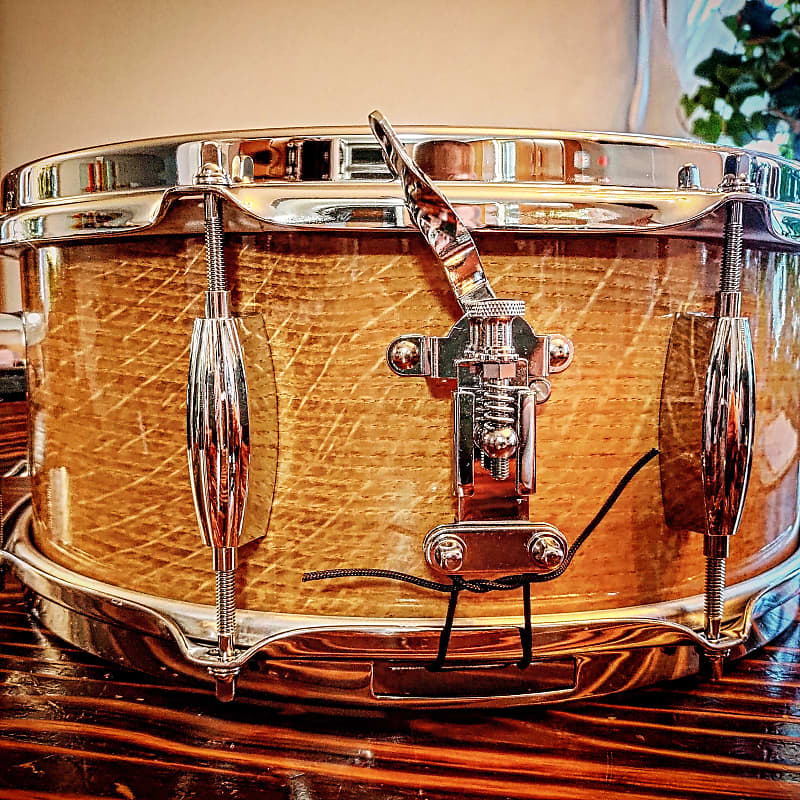 Custom Steam Bent Solid Shell 14X6 Quarter Sawn White Oak | Reverb