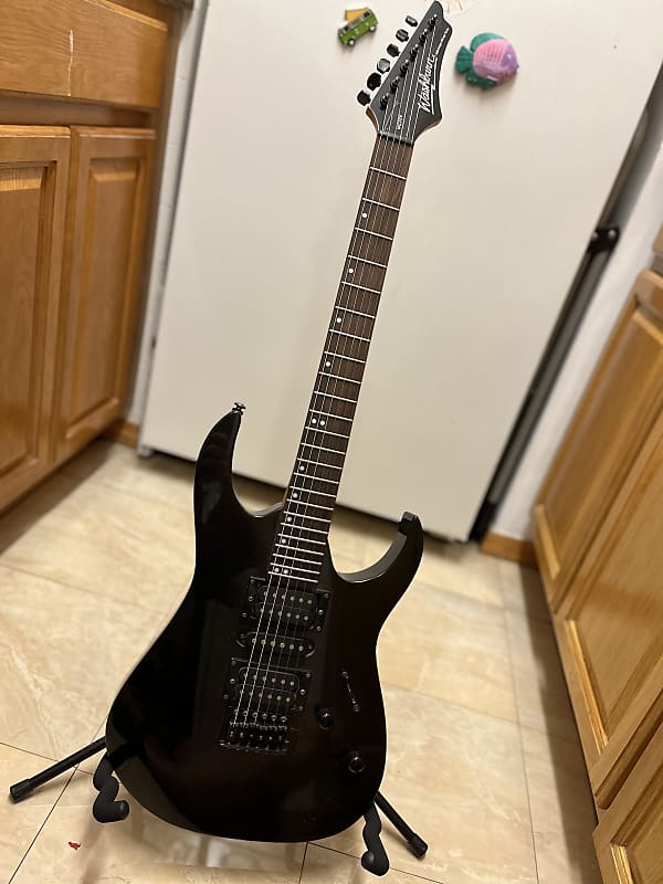 Washburn WG208 mid-90s - Black Sparkle | Reverb