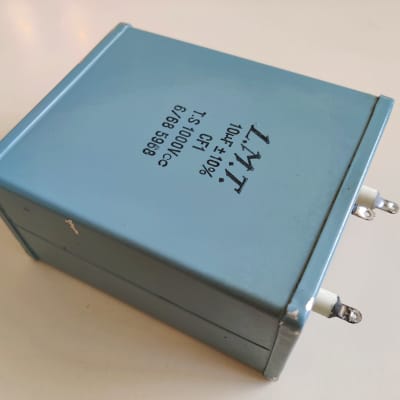 1x Vintage L.M.T. PIO 10uF 1000V Paper In Oil Capacitor | Reverb