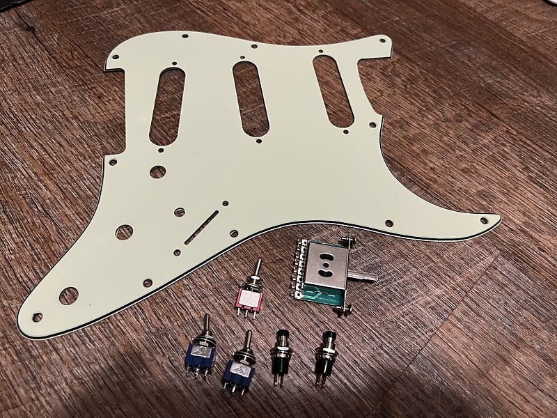 Stratocaster Pickguard with Switches | Reverb