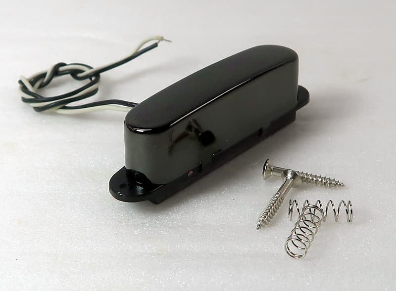 Black Neck Side Single Coil Pickup Tele Style with Screws / | Reverb