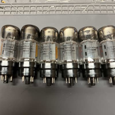 Sovtek 5881WXT (Groove Tubes GT-6L6-R) 2000's - Lot of 6 | Reverb