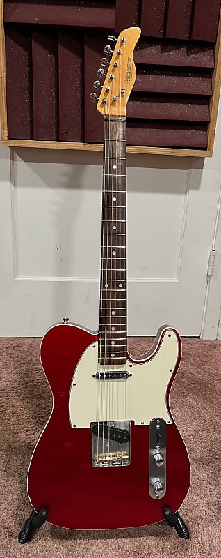 Fernandes Telecaster 1990's - metallic red double bound w/hsc | Reverb