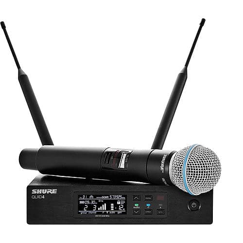 Shure QLXD24/B58 Digital Wireless Handheld Microphone System | Reverb