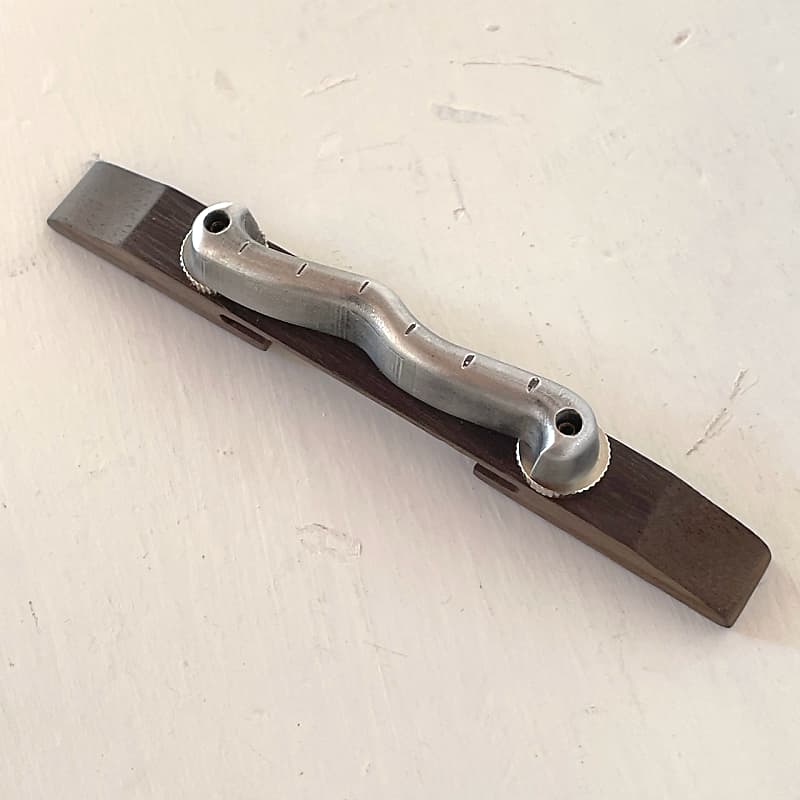 Archtop Bridge Intonated Aluminum & Rosewood Floating for | Reverb