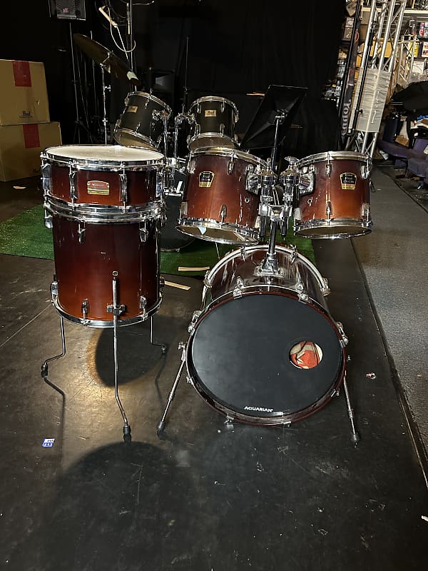 Yamaha Stage Custom Advantage Shell Pack - Dark Brown Lacquer | Reverb