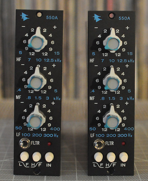 API 550A 500 Series 3-Band Equalizer Pair #1 | Reverb