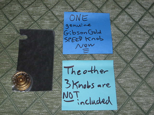 ONE new genuine Gibson GOLD SPEED KNOB (ONLY ONE of the 4 | Reverb