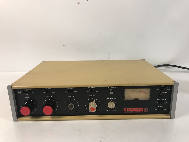Vintage Shure Model SE30 Gated Compressor Mixer SE | Reverb Australia