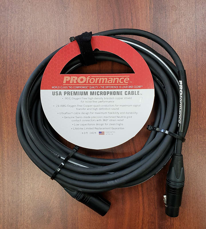 ProFormance 25' USA Premium XLR Mic Cable | Reverb