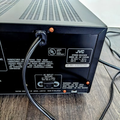 JVC RX-618V Audio/Video Amplifier Control Receiver Dolby | Reverb