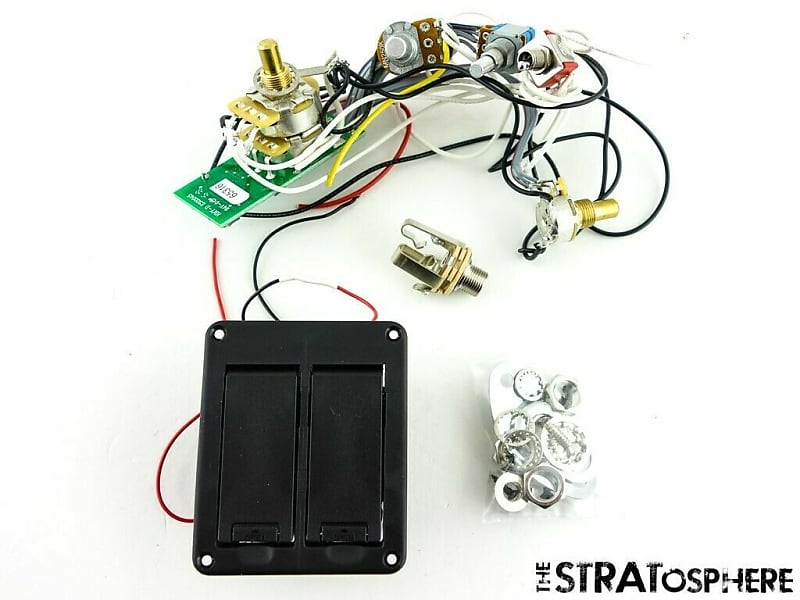 Fender Deluxe Active Precision P Bass POTS Jack & Battery | Reverb