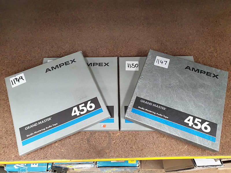 Ampex 456 Grand Master Studio Mastering Tape | Reverb