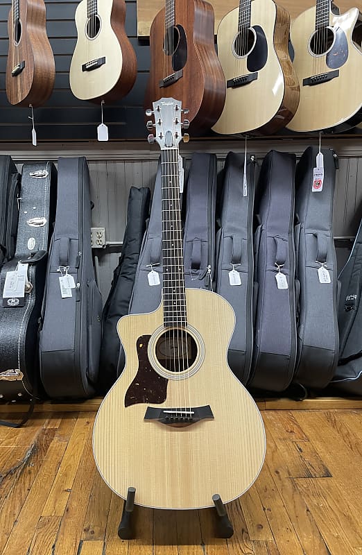 Taylor 214ce Left Handed with ES2 Electronics- Natural | Reverb