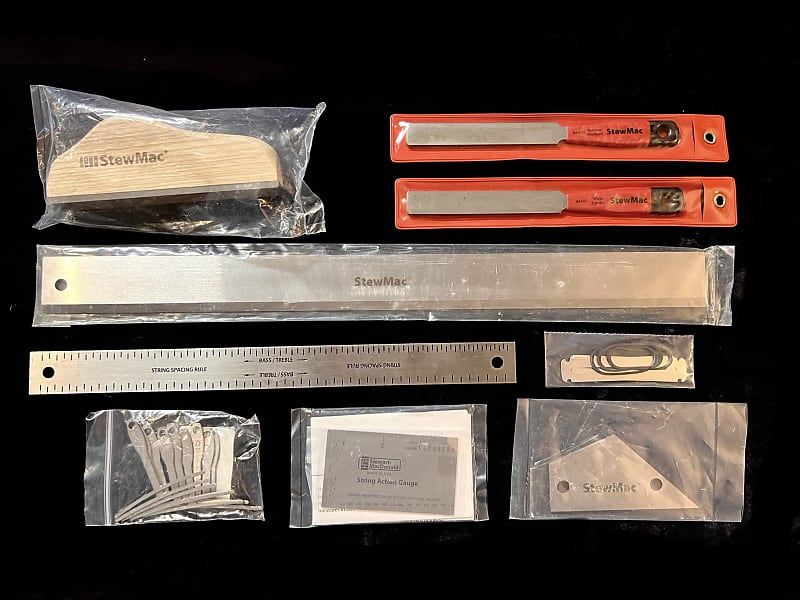 StewMac Guitar tech luthier fret nut setup tools lot 2020’s - | Reverb