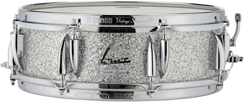Sonor Vintage Series 14x6.5" Snare Drum - Vintage Silver | Reverb