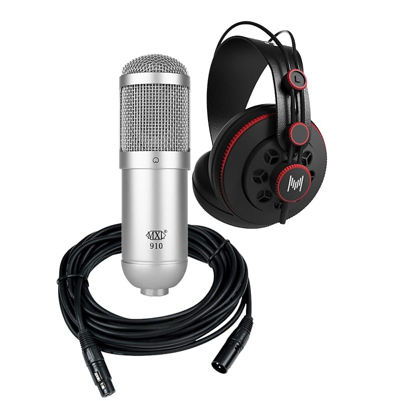 MXL 910 Studio Condenser Microphone + Cable + Studio | Reverb