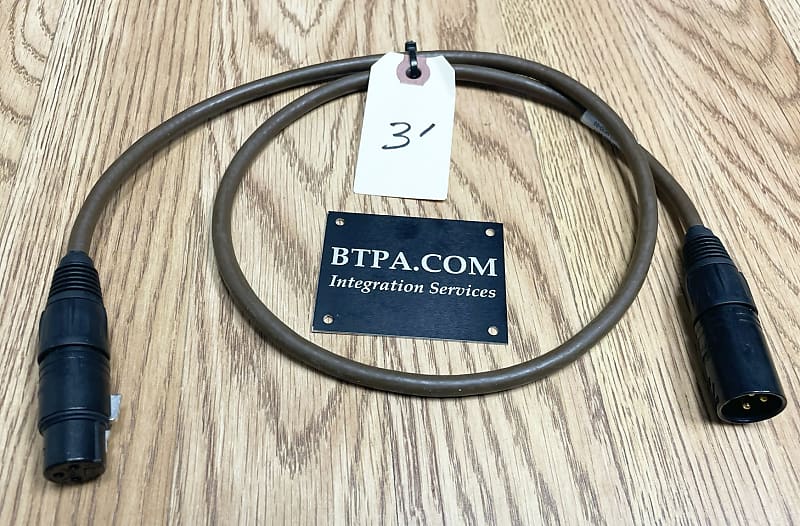BTPA Belden 8402 Interconnect XLR Cable - 3ft long | Reverb