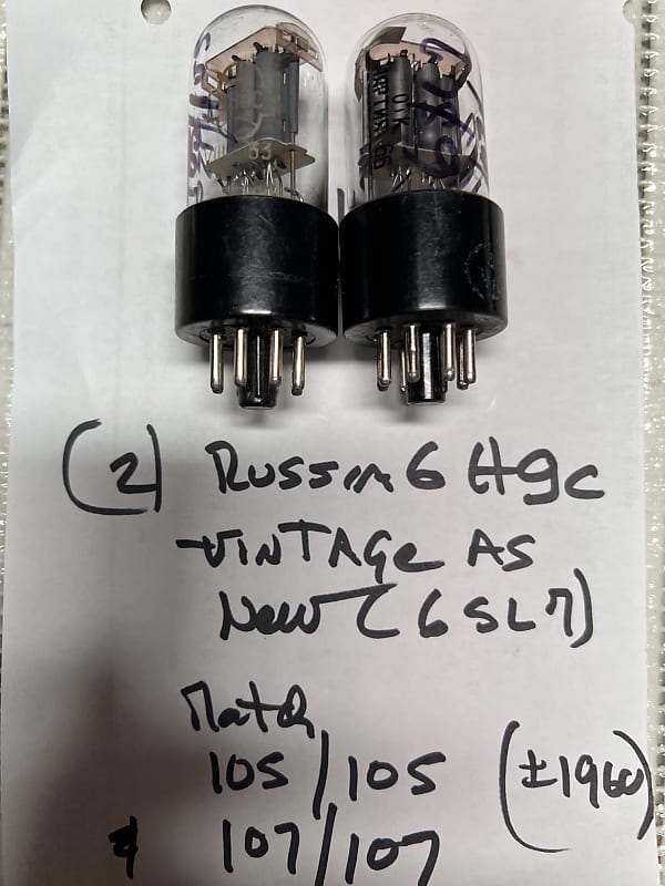 6SL7 match pair | Reverb