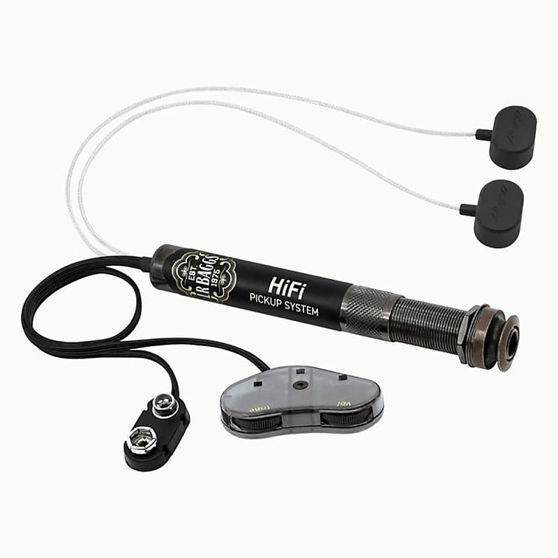 LR Baggs HiFi Pickup System, Endpin Preamp with Soundhole | Reverb