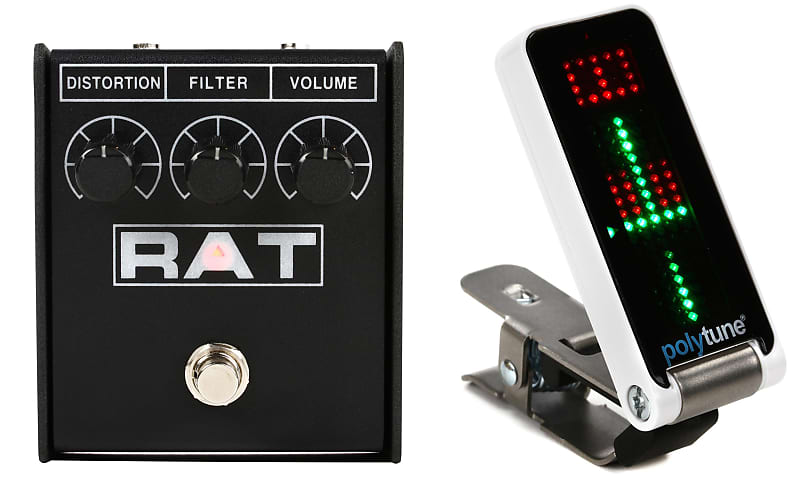 Pro Co RAT 2 Distortion / Fuzz / Overdrive Pedal Bundle with | Reverb