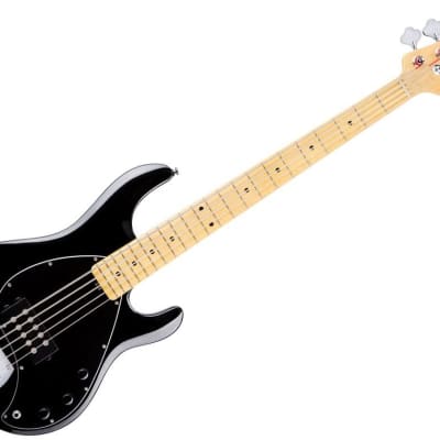 Sterling Ray5 Bass Black Maple Neck | Reverb